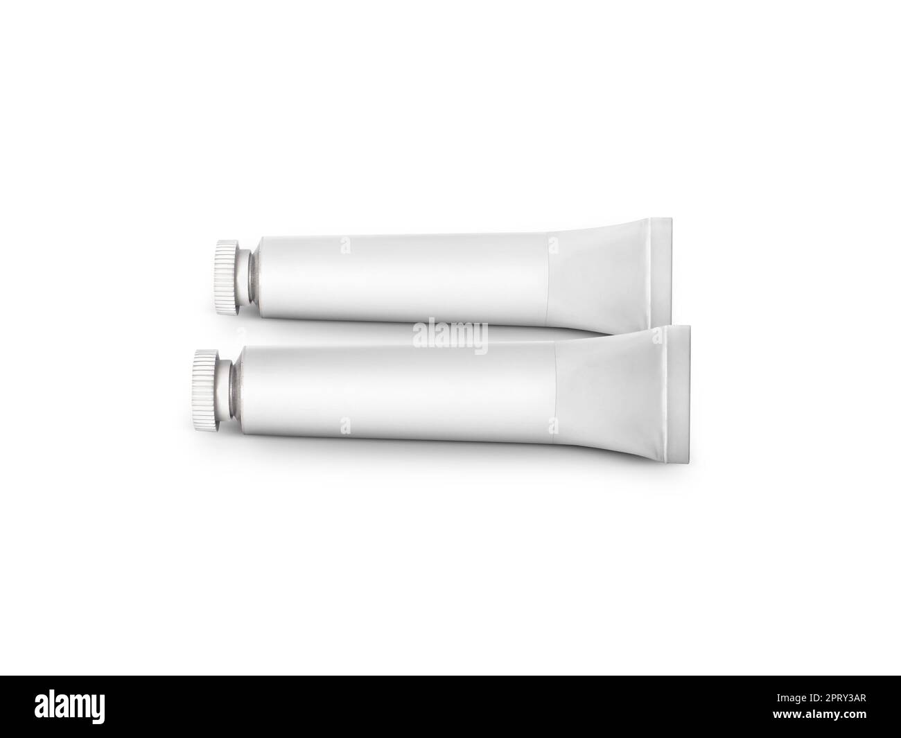 color tube on a white background Stock Photo - Alamy