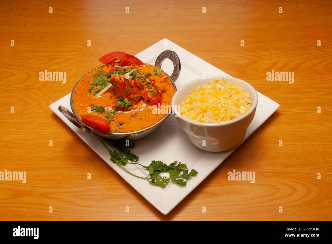 Delicious Indian dish known as chicken tikka masala Stock Photo - Alamy