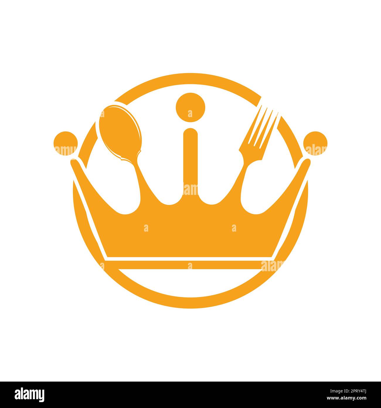 Food kingdom vector logo design. Royal food logo concept Stock Vector ...