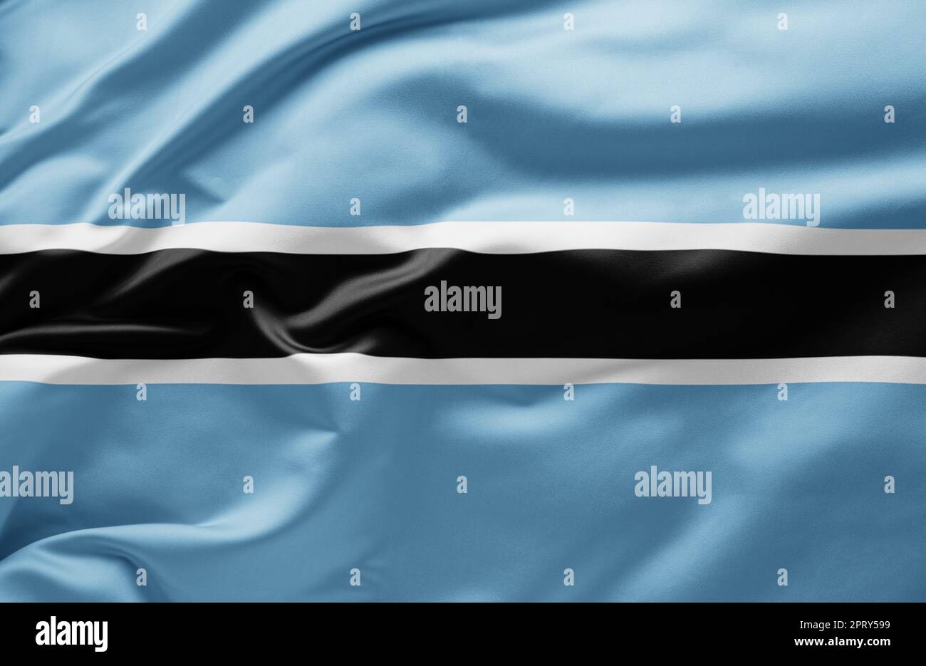 Close up botswana national flag hi-res stock photography and images - Alamy