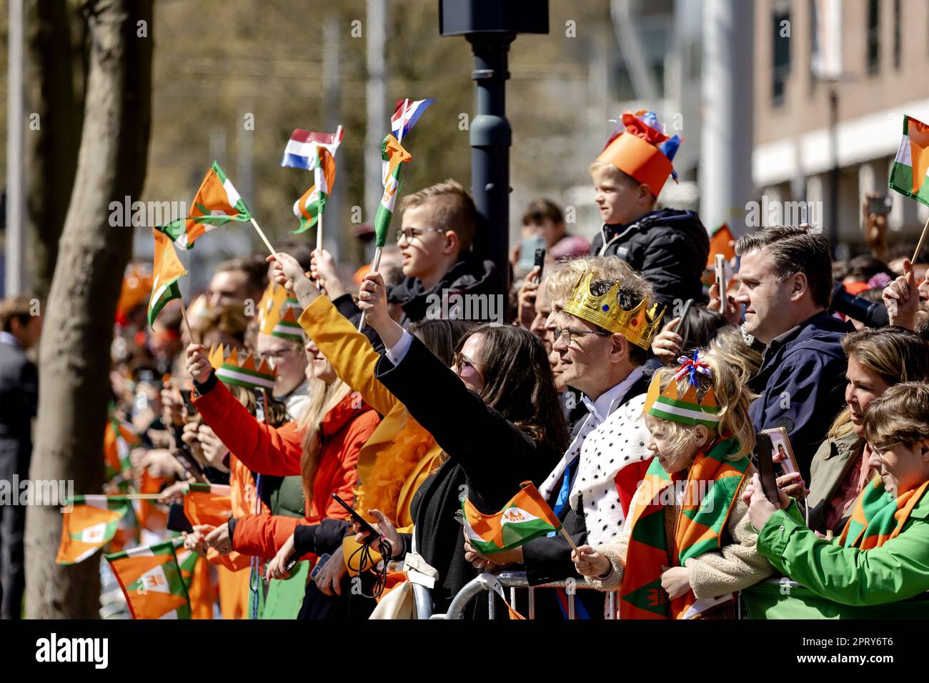 ROTTERDAM - Public during the celebration of King's Day in Rotterdam ...