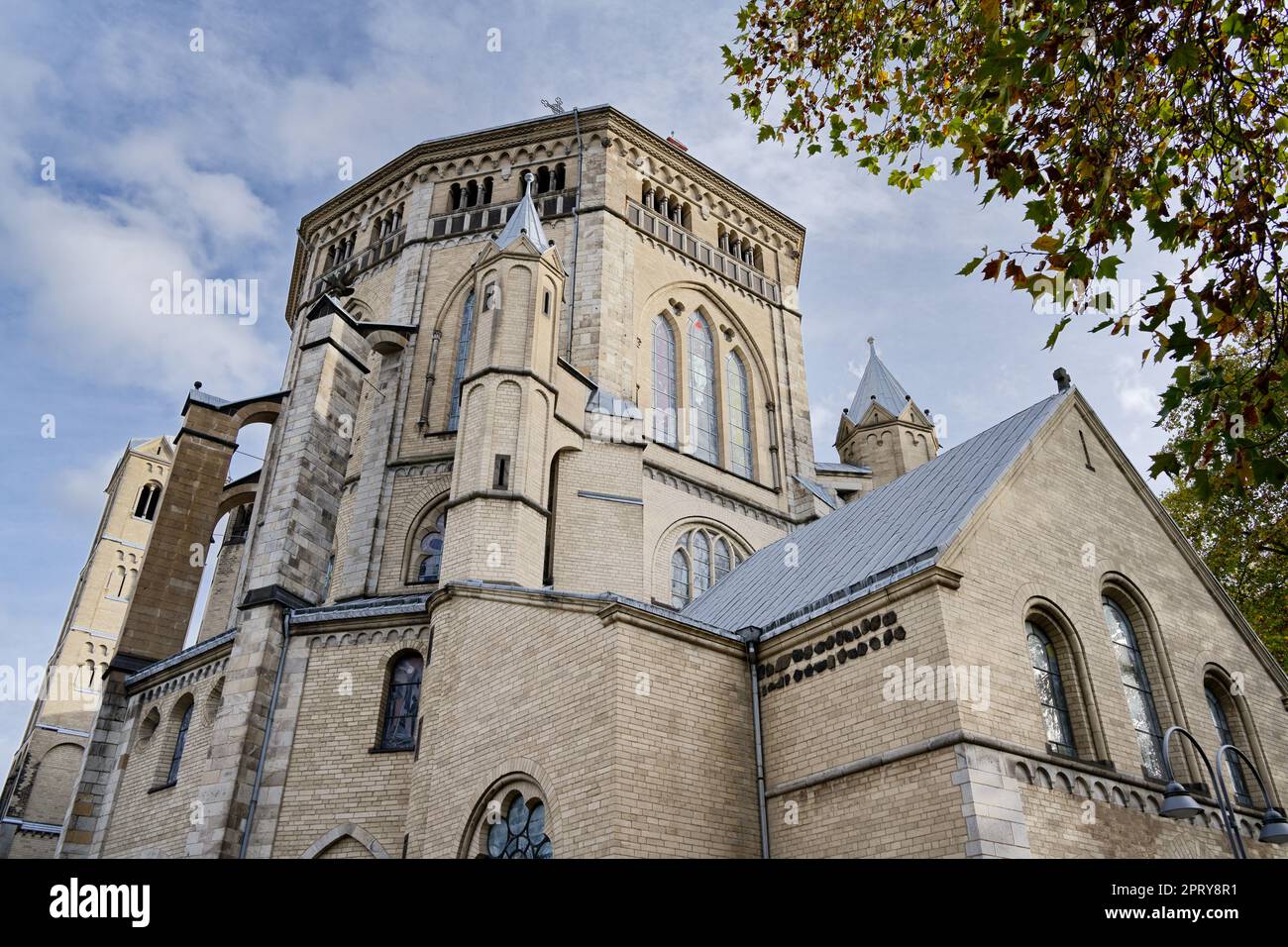 the medieval basilica of St. Gereon is one of the twelve large ...