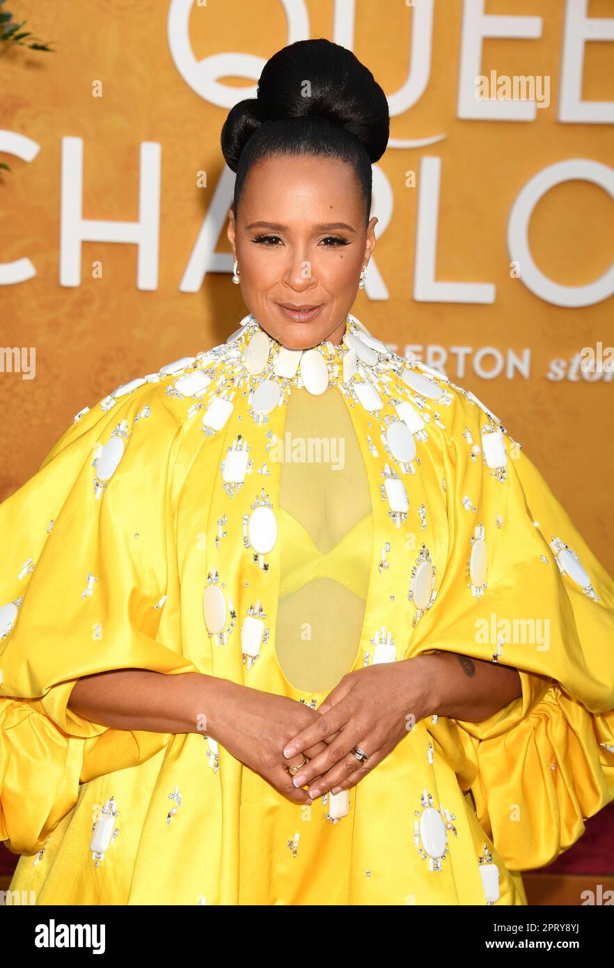 LOS ANGELES, CALIFORNIA - APRIL 26: Golda Rosheuvel attends Netflix's ...