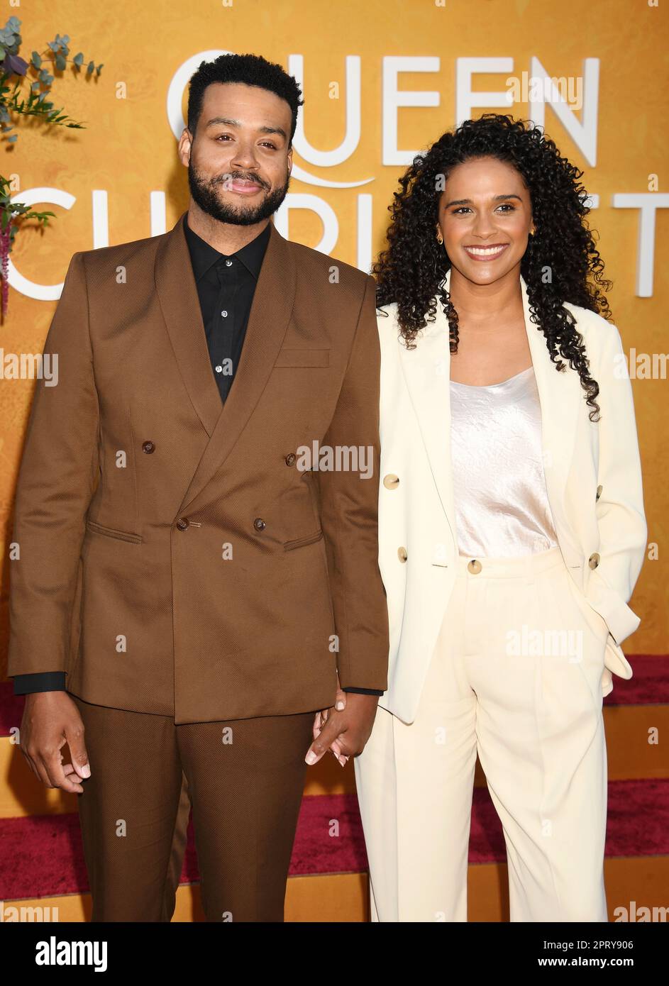 LOS ANGELES, CALIFORNIA - APRIL 26: (L-R) Kris Bowers and Briana Nicole Henry attend Netflix's ...