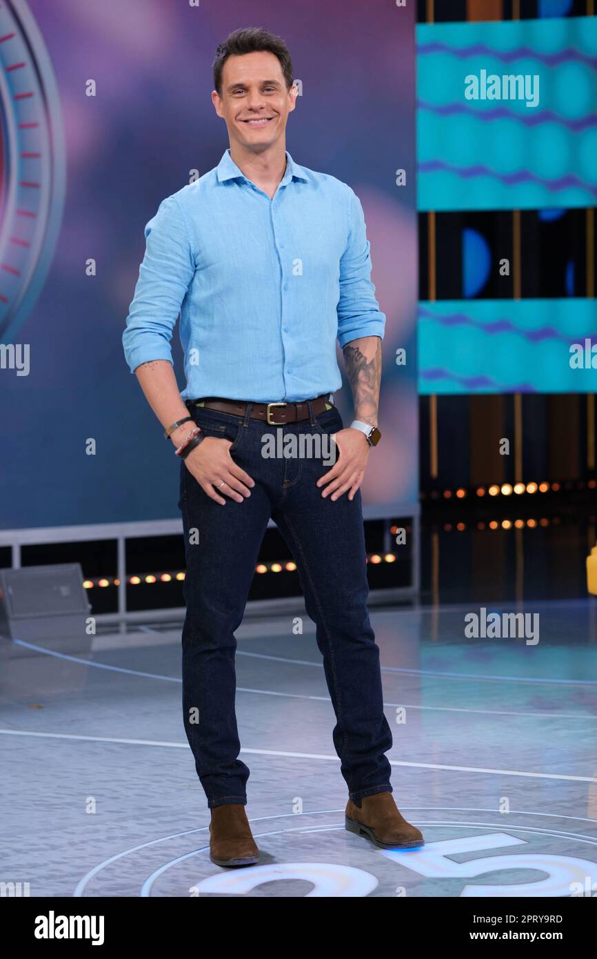 Madrid, Spain. 27th Apr, 2023. Christian Galvez is presenting the ...