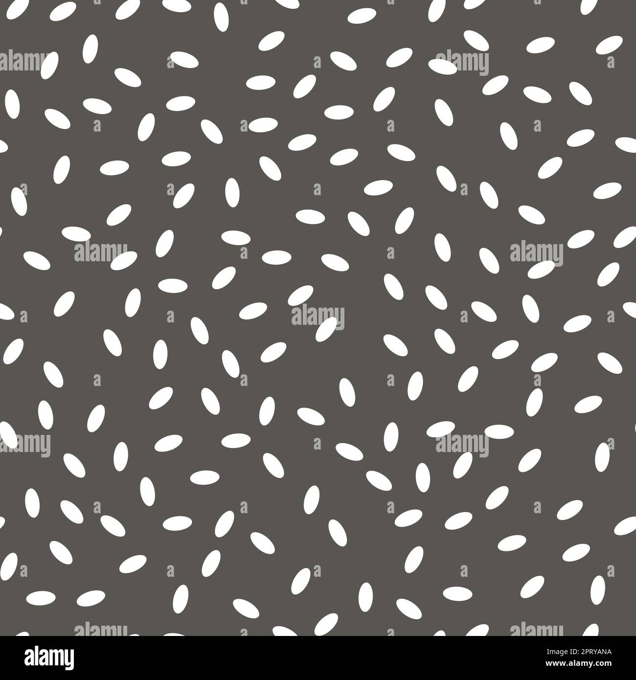 Raw faceted rice grains icon seamless pattern. Asian white seeds ...