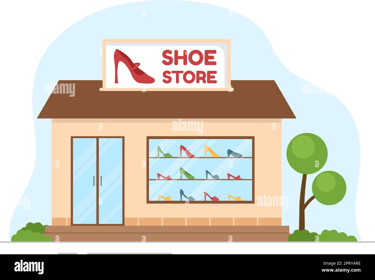 Shoe Store with New Collection Men or Women Various Models or Colors of ...