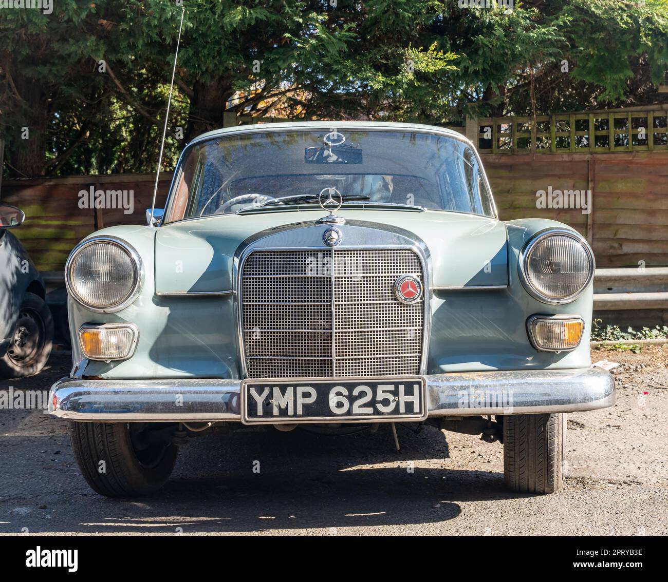 London, United Kingdom, 03.04.2023, Vintage Mercedes-Benz 200D from ...