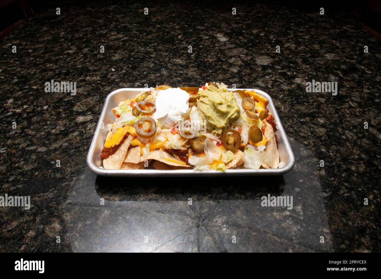 Traditional and Authentic Mexican cuisine known as nachos Stock Photo ...