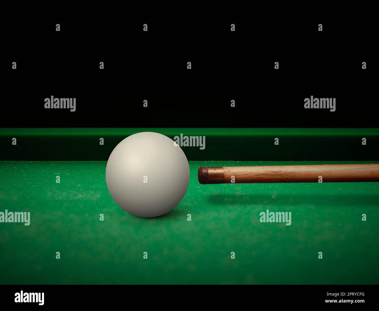 Snooker player hitting a ball, shallow depth of field Stock Photo - Alamy