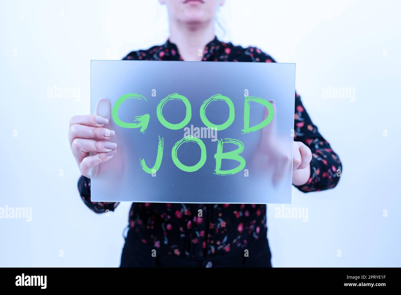 Conceptual display Good Job, Internet Concept encourage someone for his ...