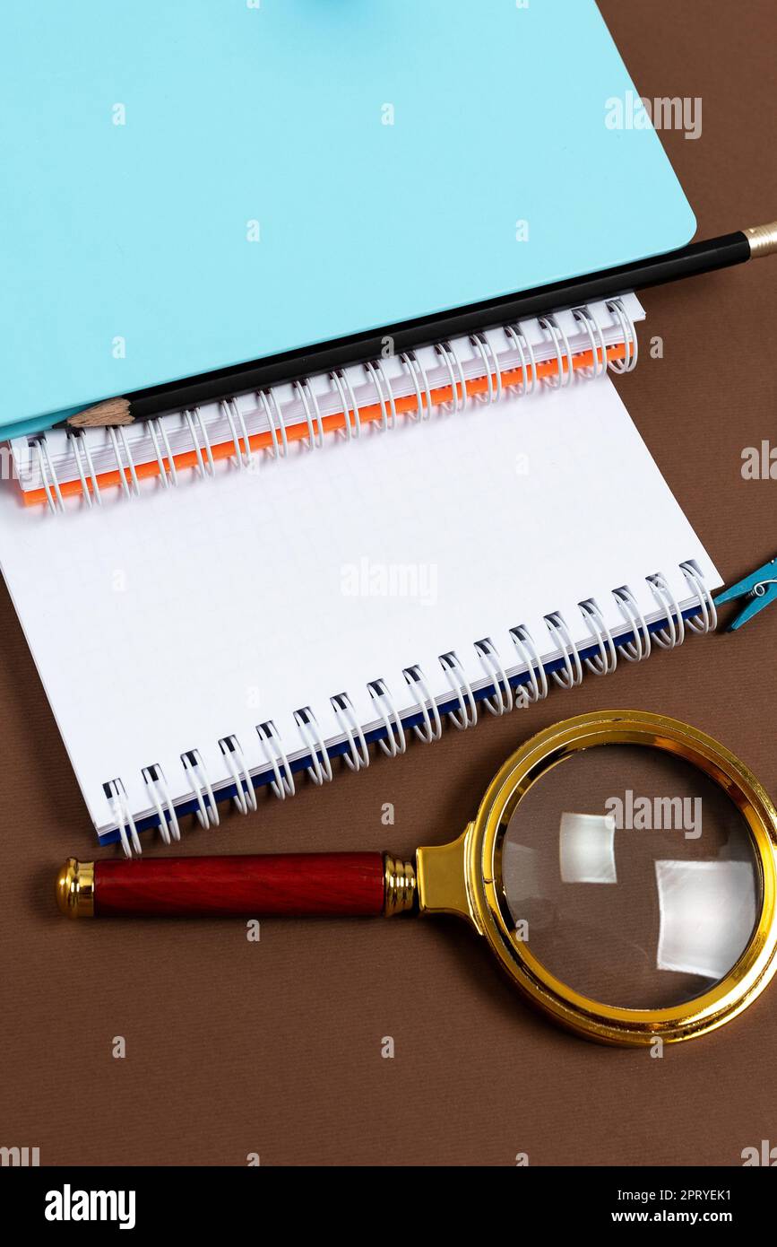 Multiple Assorted Collection Office Stationery Photo Placed Over Table ...