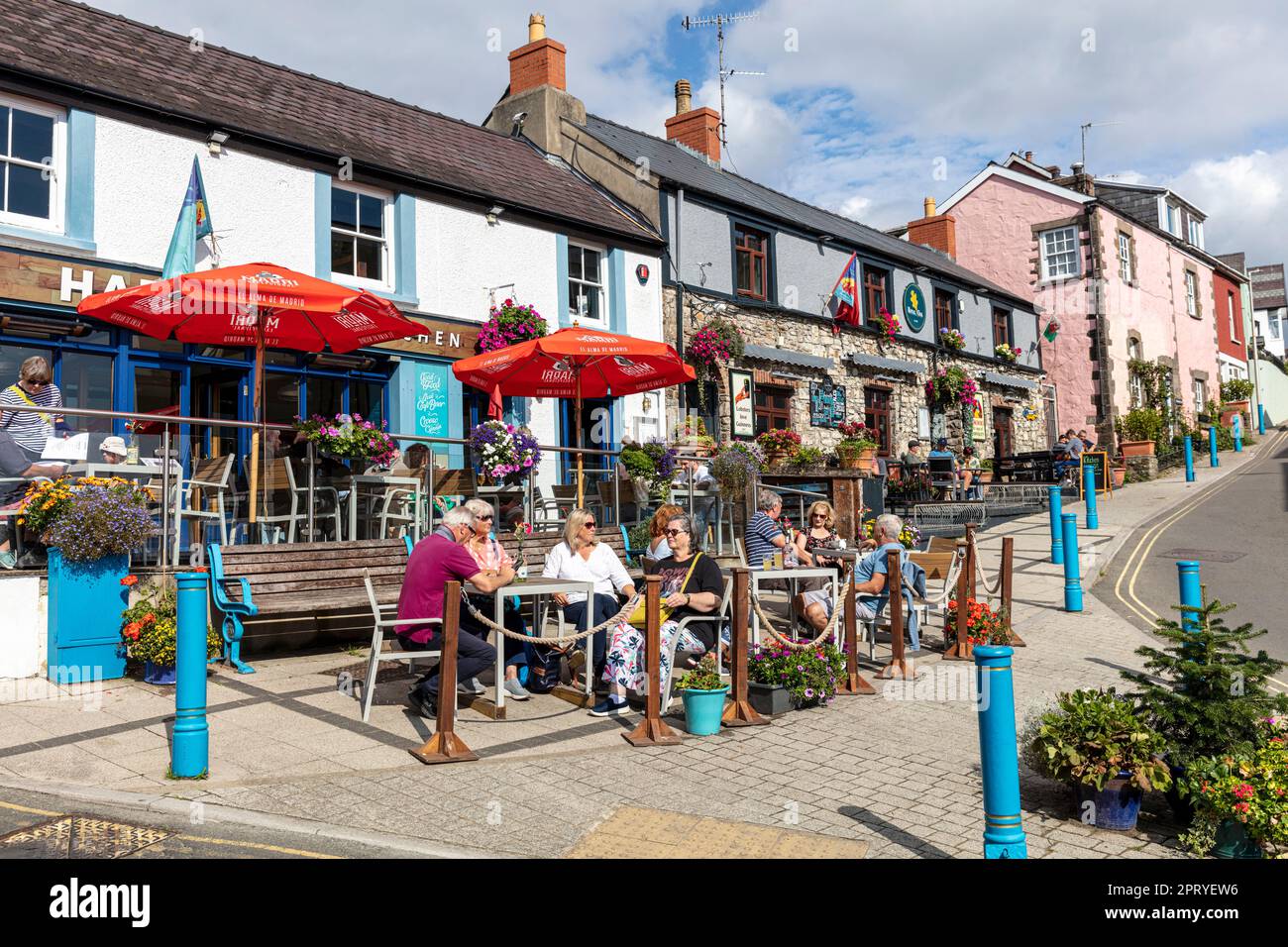Saundersfoot, Pembrokeshire, Wales, UK. Saundersfoot is a large village ...
