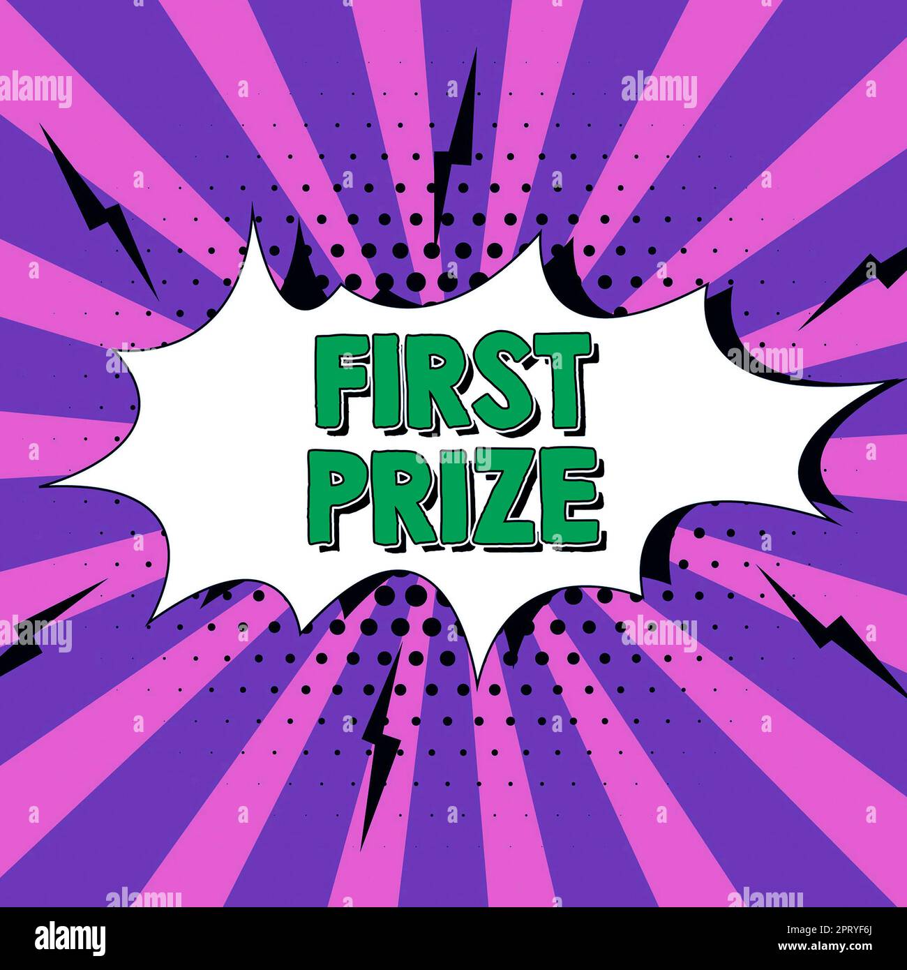 Inspiration showing sign First Prize, Business idea most coveted prize ...