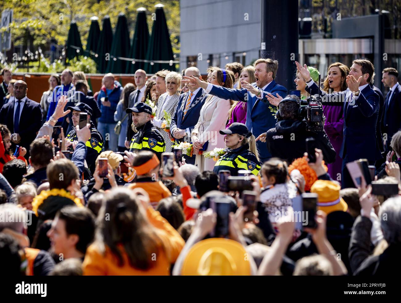 ROTTERDAM - King Willem-Alexander, Queen Maxima, Princess Ariane and ...