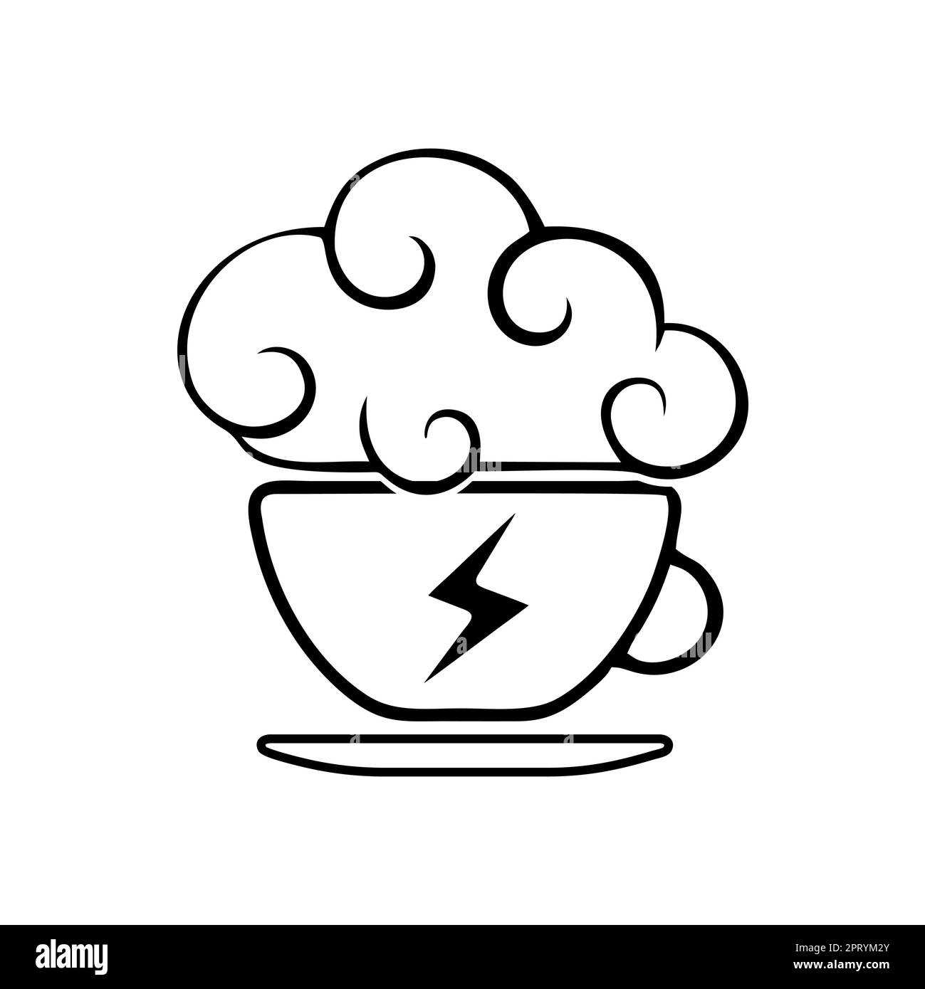 Cloud rainbow kawaii weather Cut Out Stock Images & Pictures - Alamy