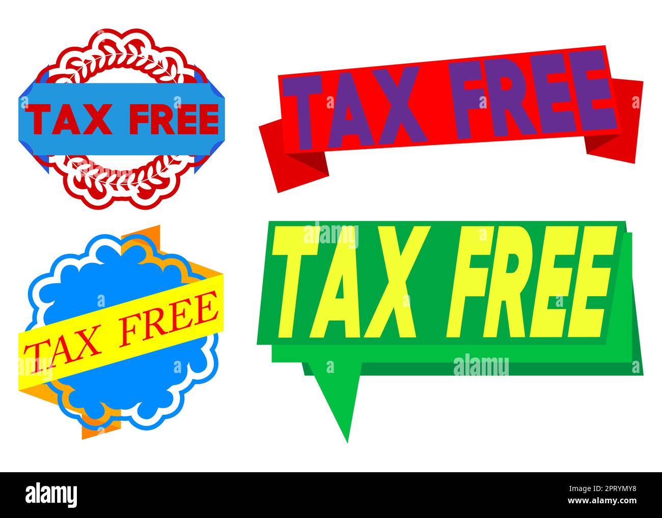 Tax cut text Stock Vector Images - Alamy