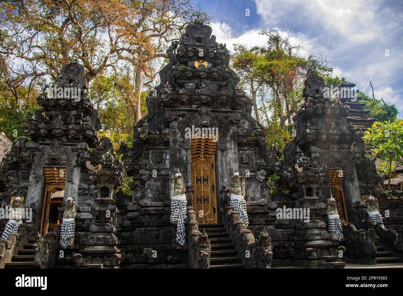 On the grounds of "Goa Lawah" Temple Stock Photo - Alamy