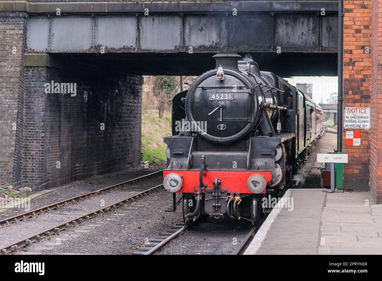 A steam locomotive on the Great Central Railway Stock Photo - Alamy