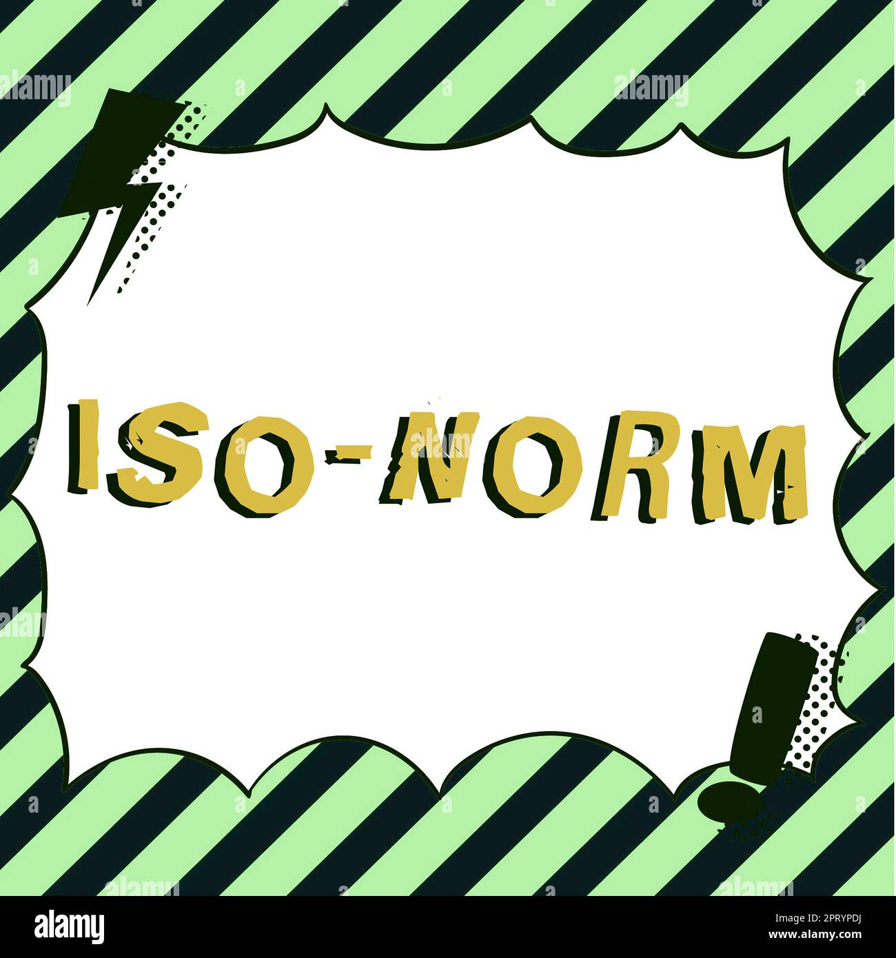 Writing displaying text Iso Norm, Word for An accepted standard or a ...
