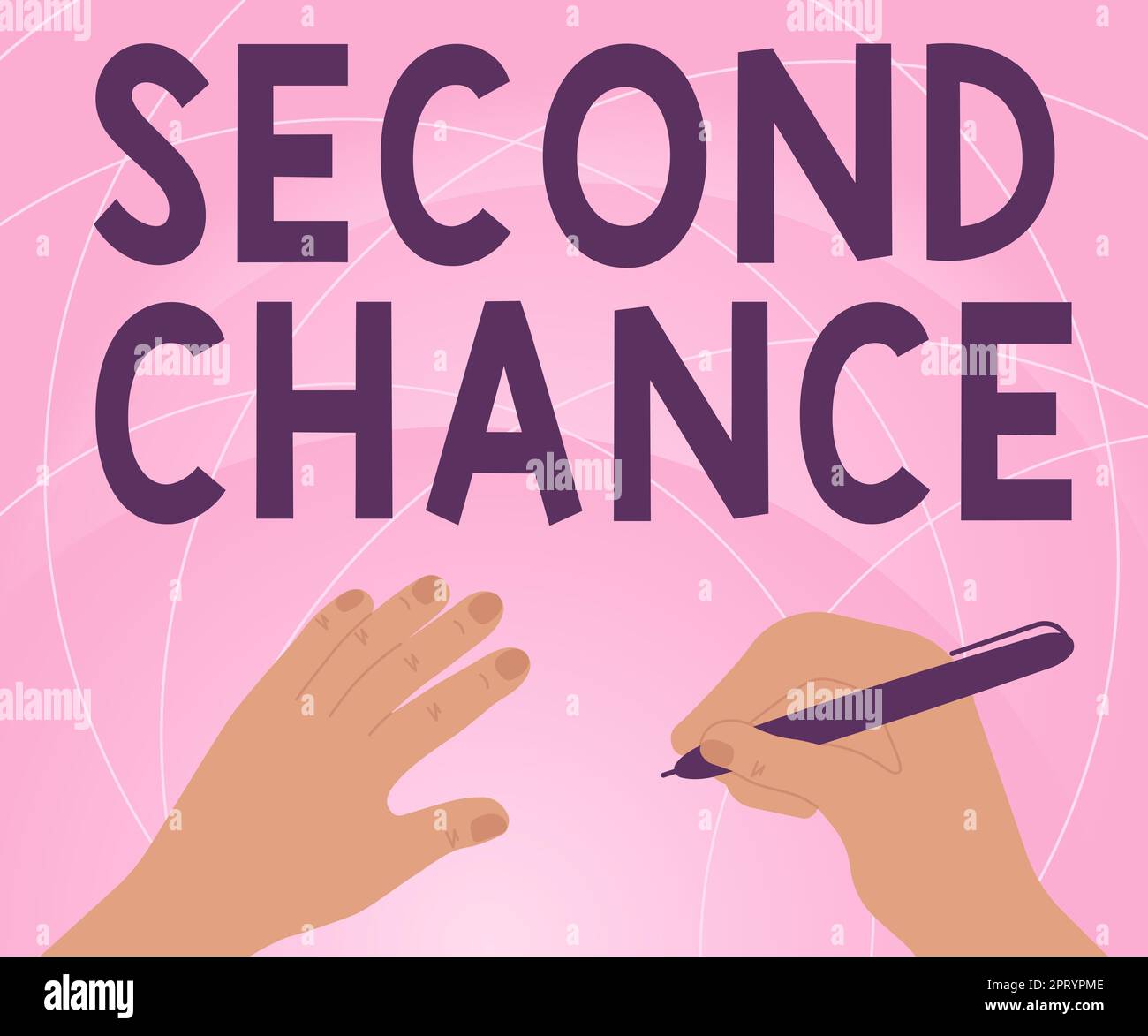 Text sign showing Second Chance, Business showcase the opportunity ...