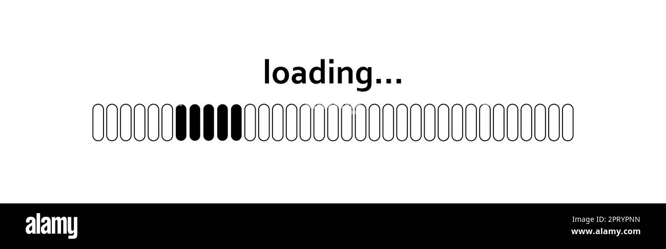 Download status scale, download progress on white background - Vector ...