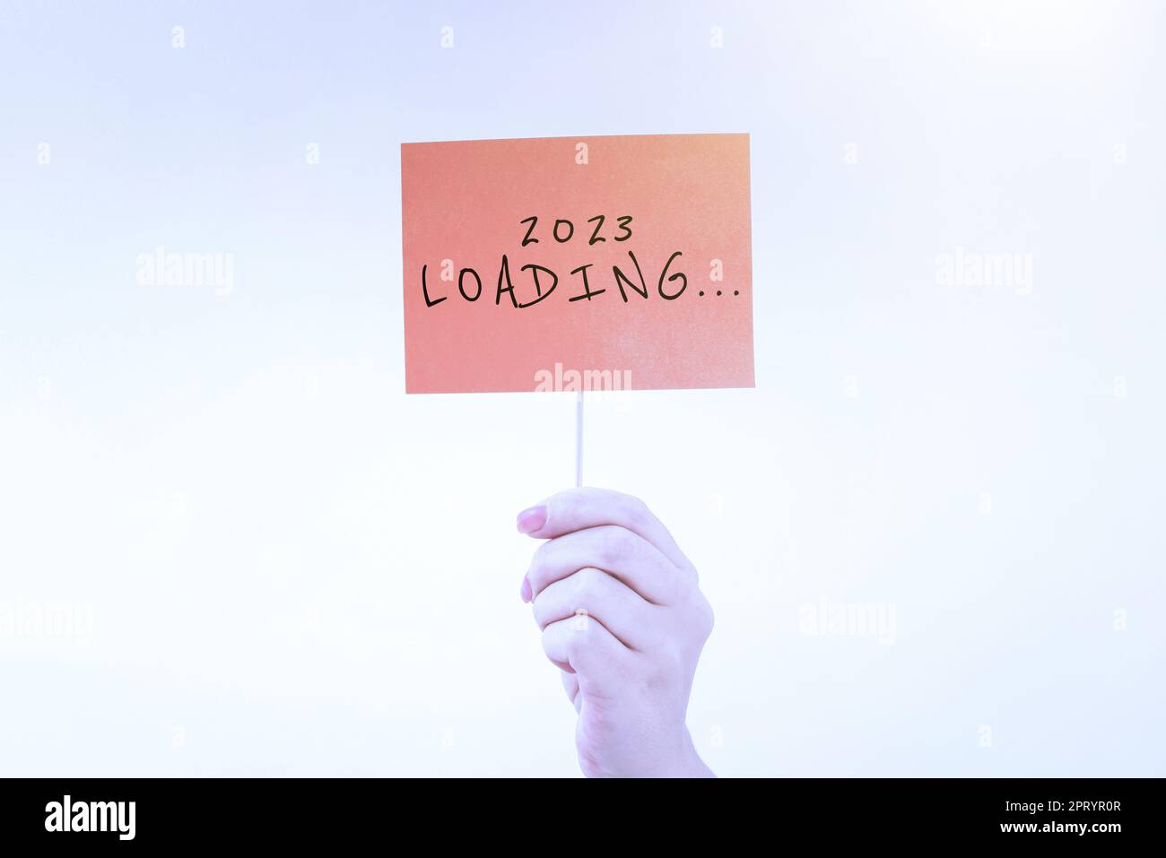 Text sign showing 2023 Loading..., Business showcase a year composed of a series of events that ...