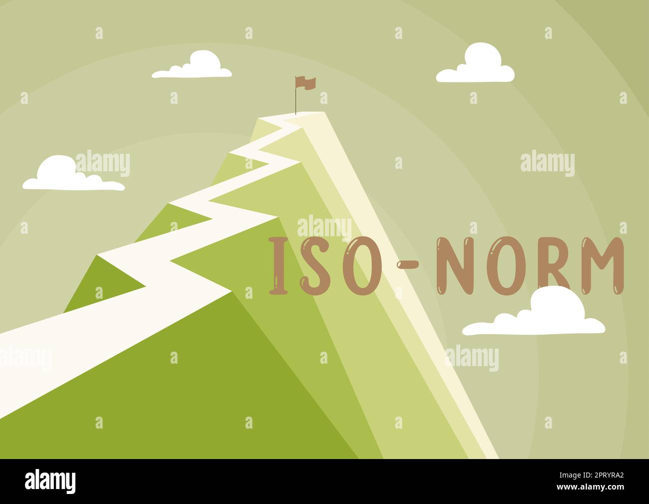 Sign displaying Iso Norm, Business idea An accepted standard or a way ...