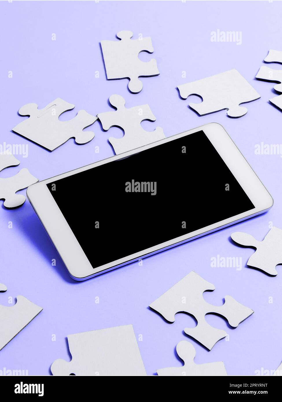 Mobile Phone Screen With Important Message On Desk Stock Photo - Alamy