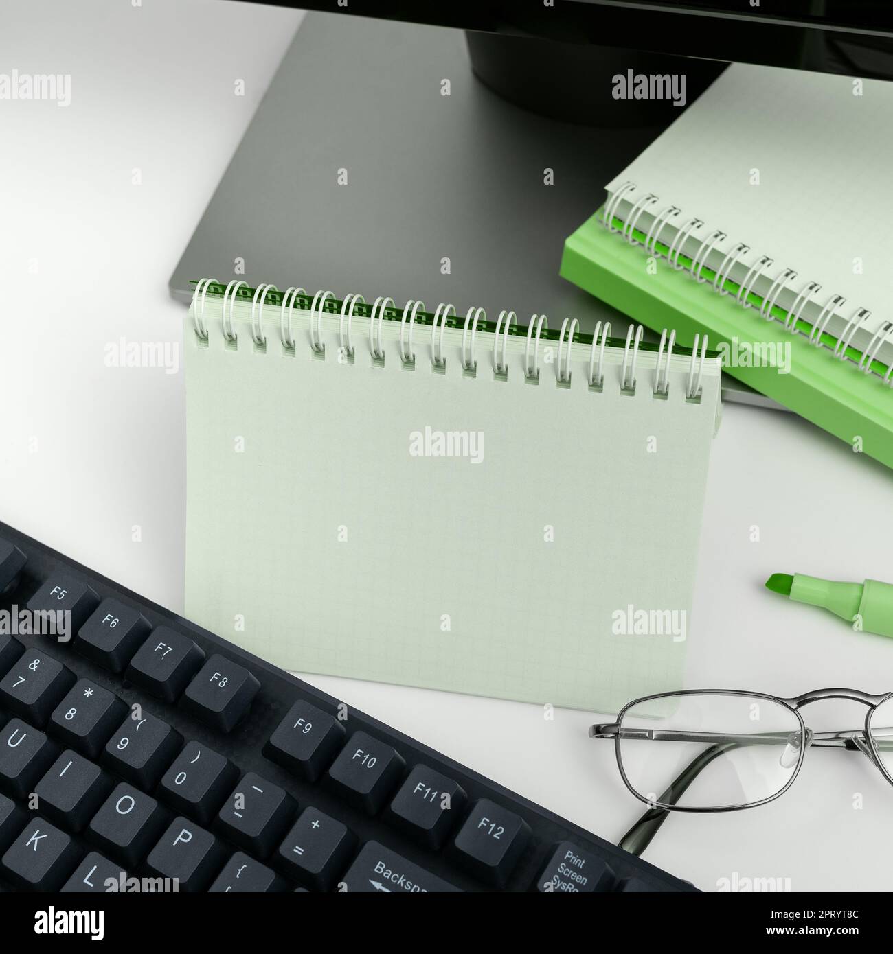 Multiple Assorted Collection Office Stationery Photo Placed Over Table ...