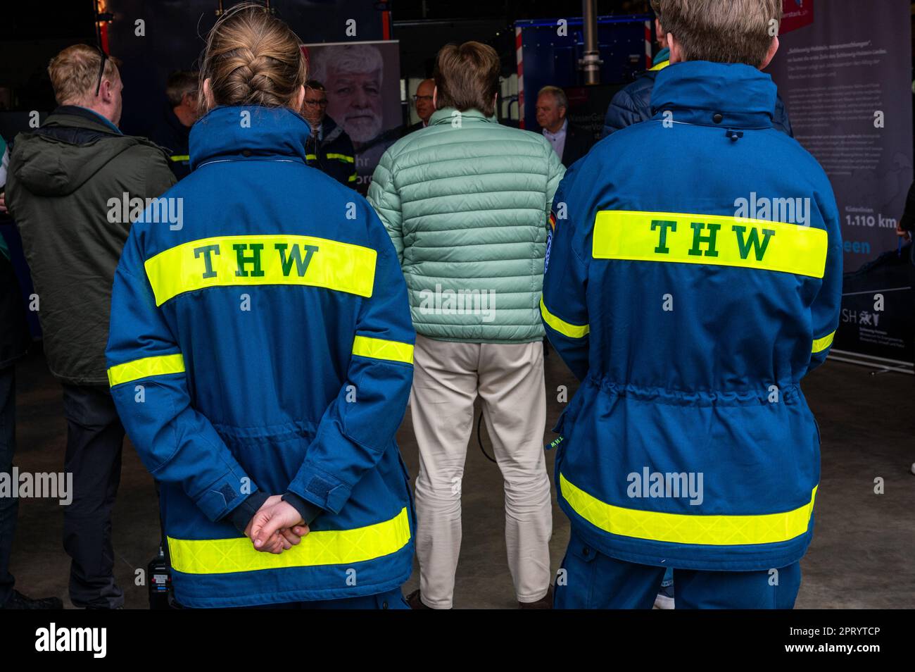 Kiel, Deutschland, April 2023, Symbolbild Technisches Hilfswerk Stock ...