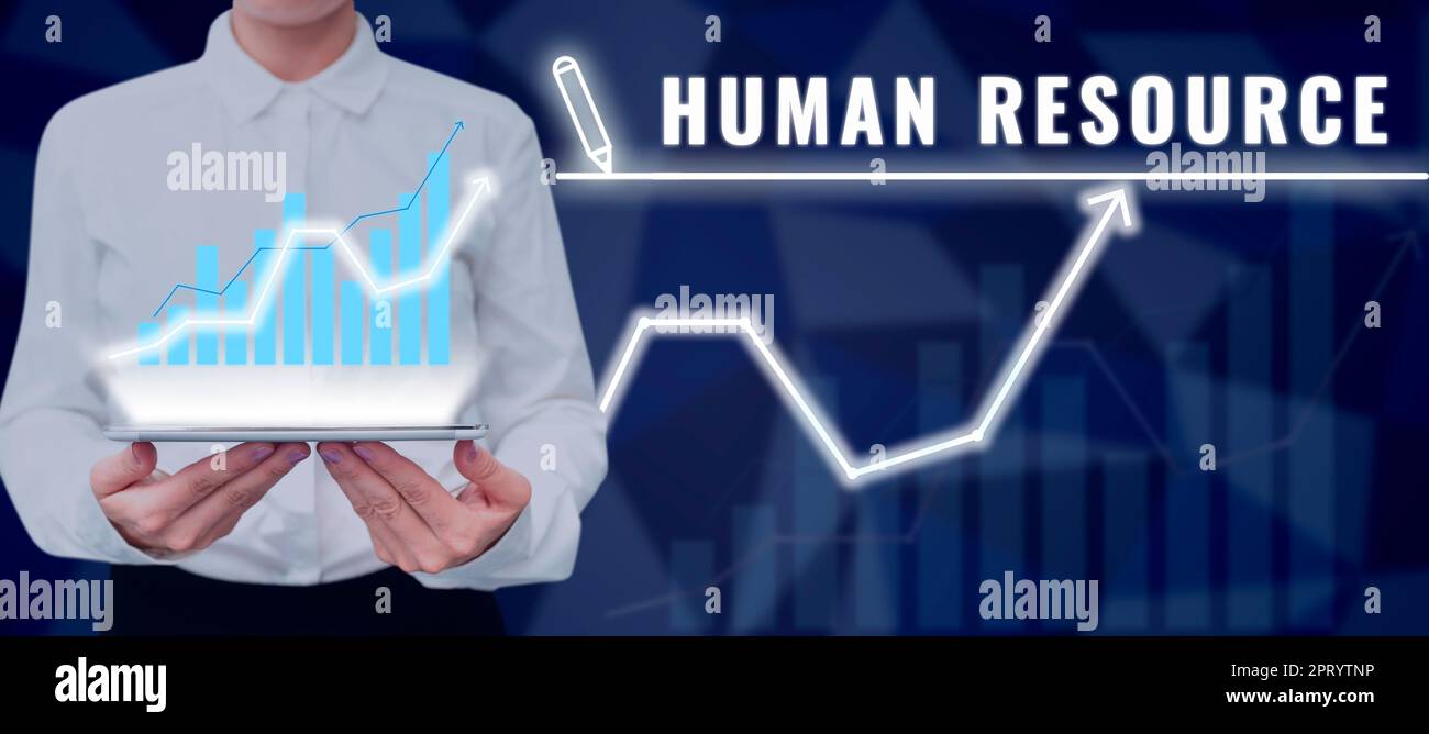 Conceptual display Human Resource, Business concept a critical ...