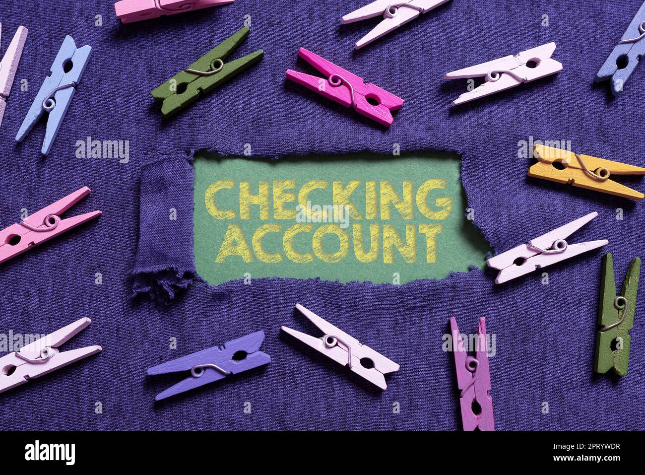 Conceptual caption Checking Account, Business idea transactional bank ...