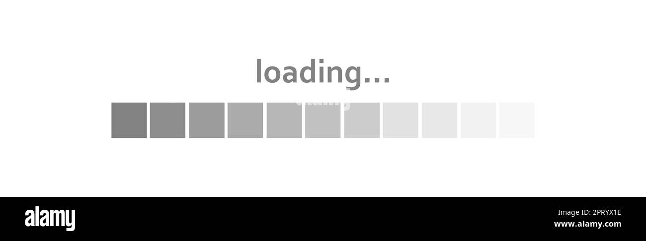 Download status scale, download progress on white background - Vector ...