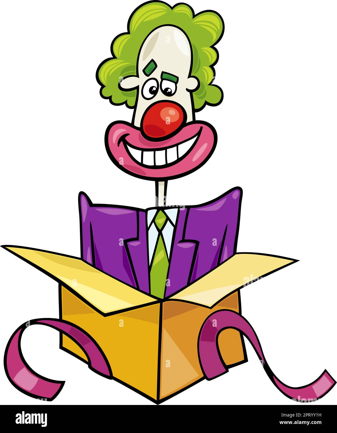 Cartoon drawing of jack in the box hi-res stock photography and images ...