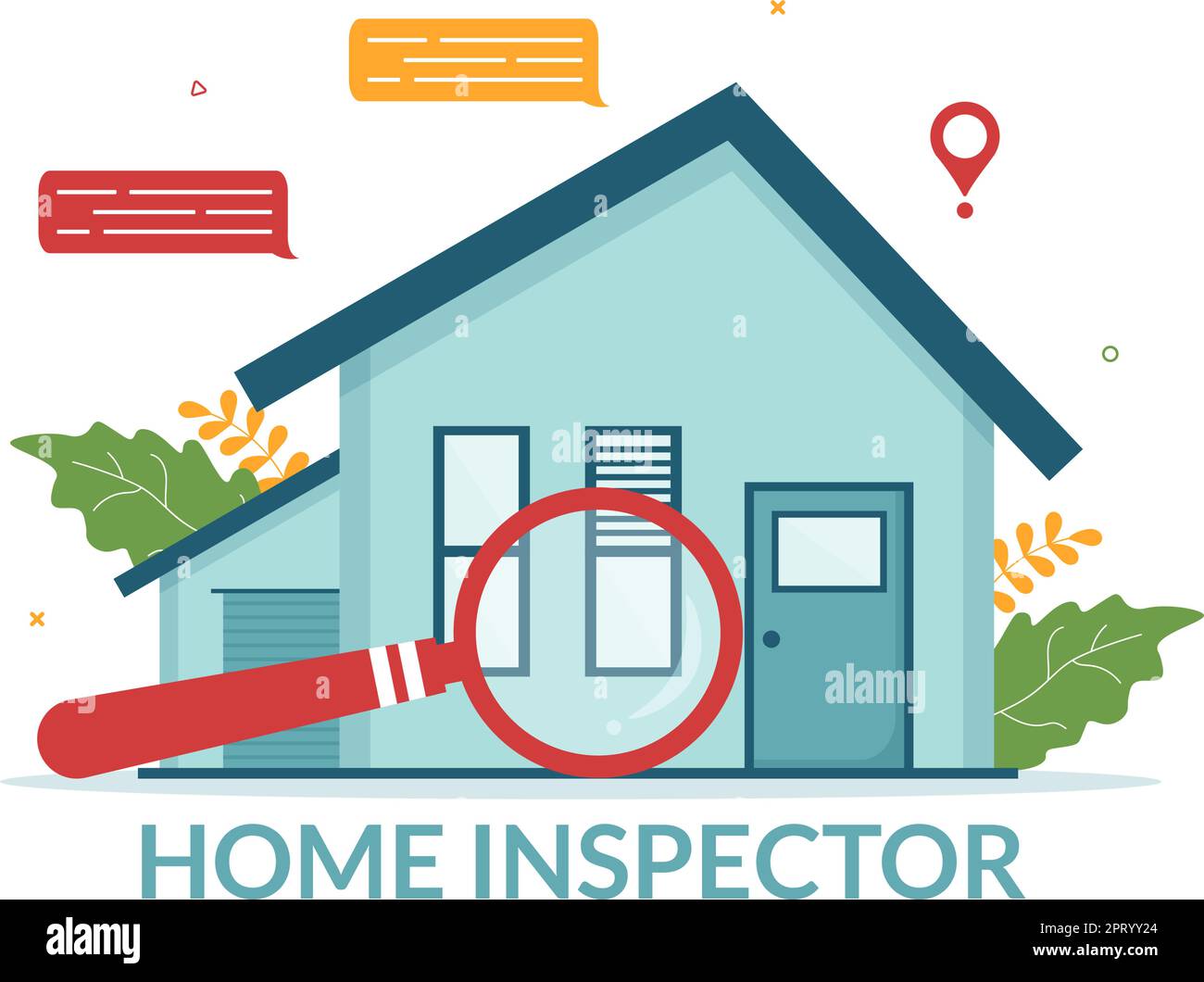 Safety building inspector Stock Vector Images - Alamy