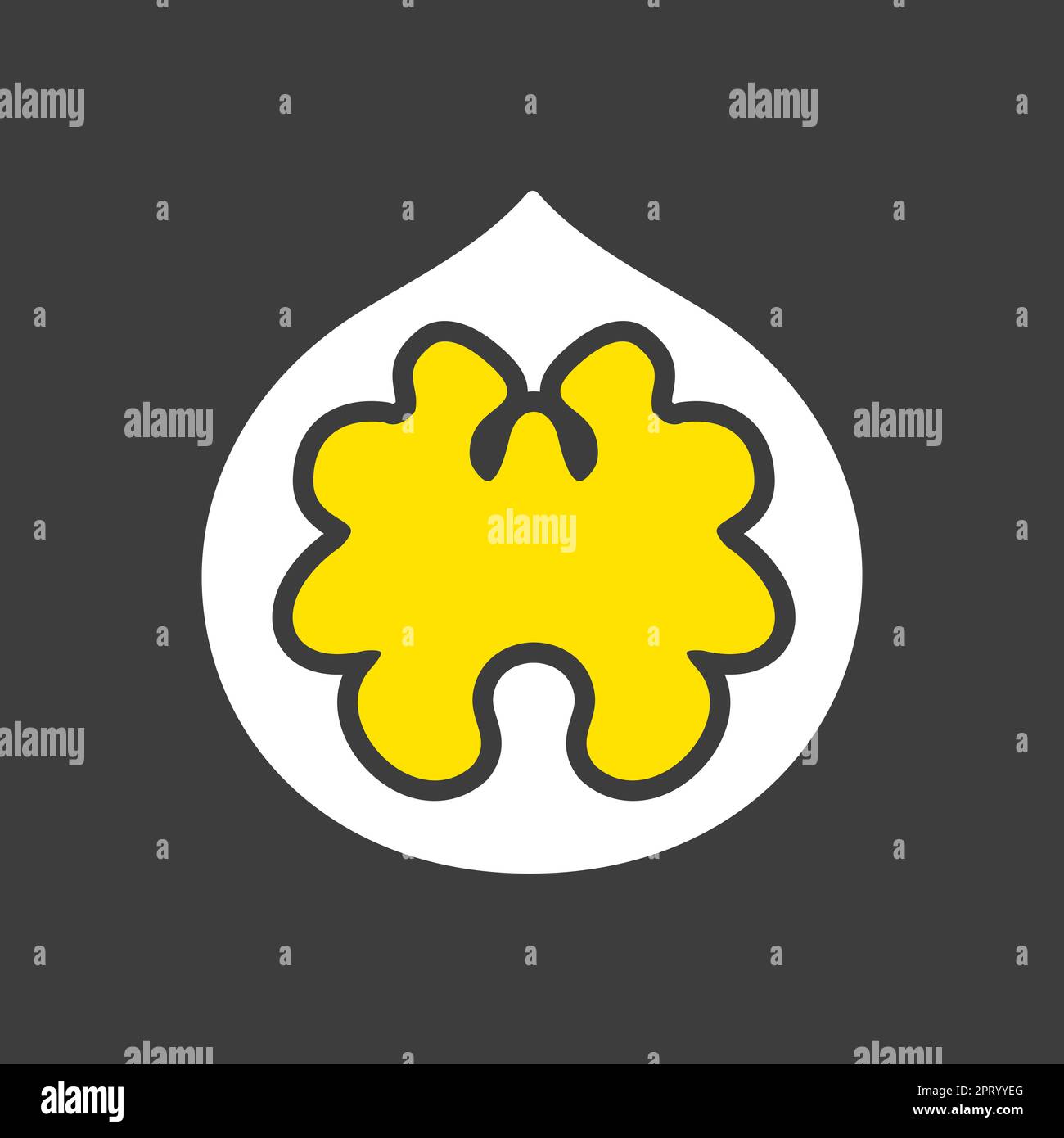 Walnut vector glyph on dark background icon. Graph symbol for food and ...
