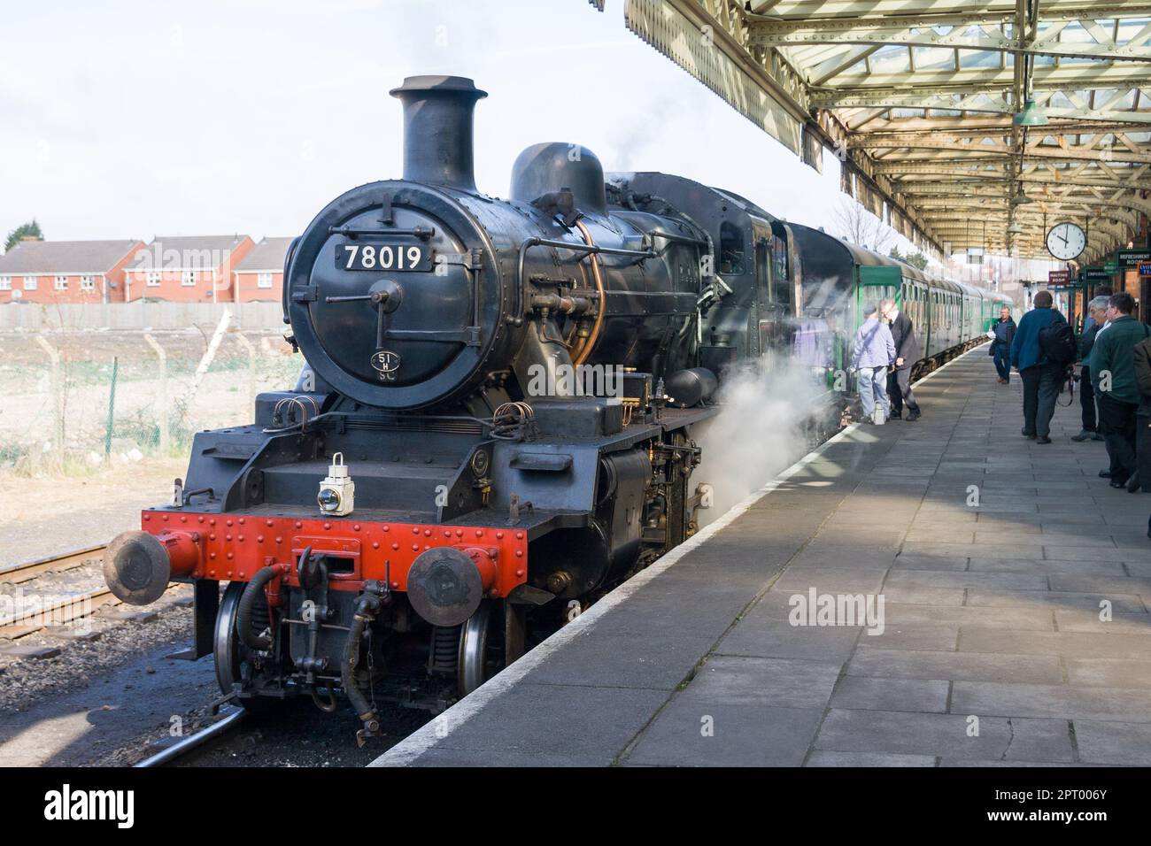 A steam locomotive on the Great Central Railway Stock Photo - Alamy