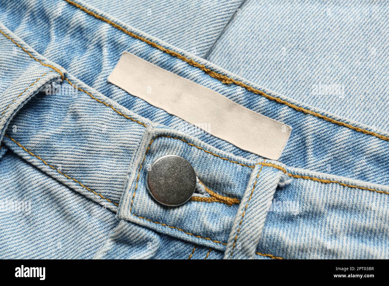 Denim care label hi-res stock photography and images - Alamy