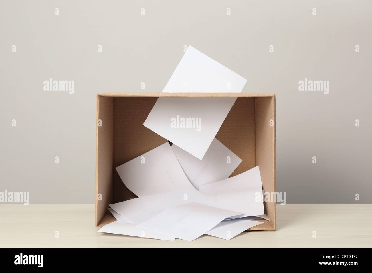 Ballots in box on hi-res stock photography and images - Alamy