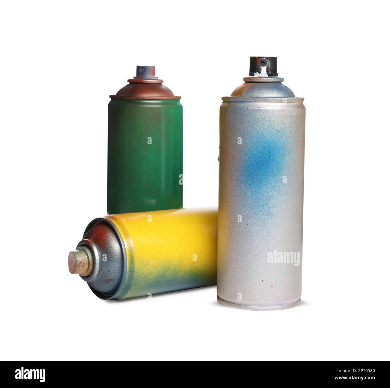 Colorful graffiti spray cans Cut Out Stock Images & Pictures - Alamy