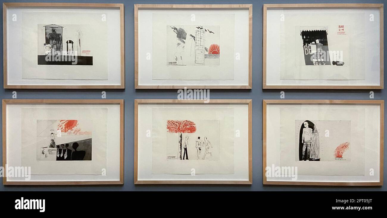 Aix-En-Provence, France - 04 20 2023: Granet Museum. A Rake's Progress ...