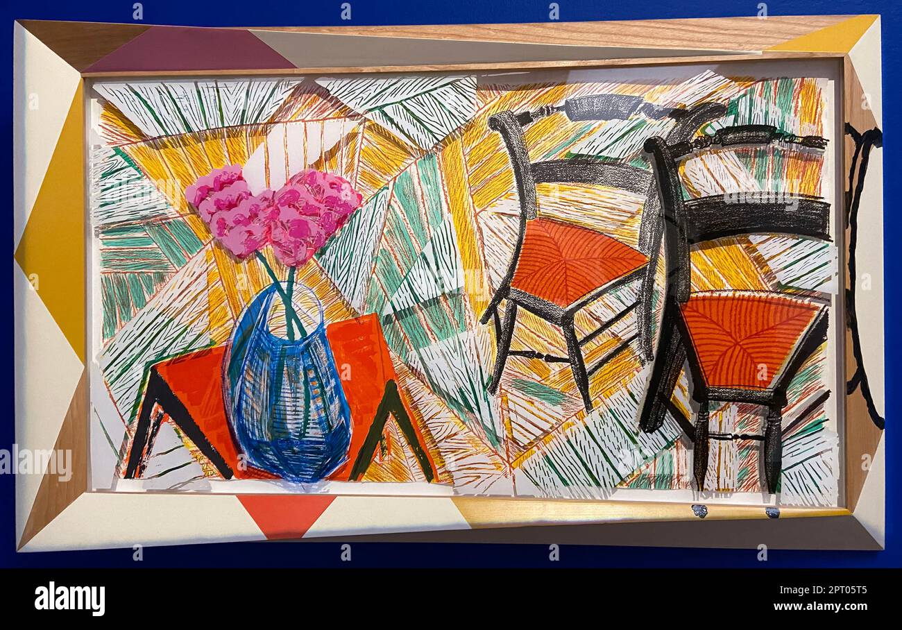 Aix-En-Provence, France - 04 20 2023: Granet Museum. Walking Past Two ...