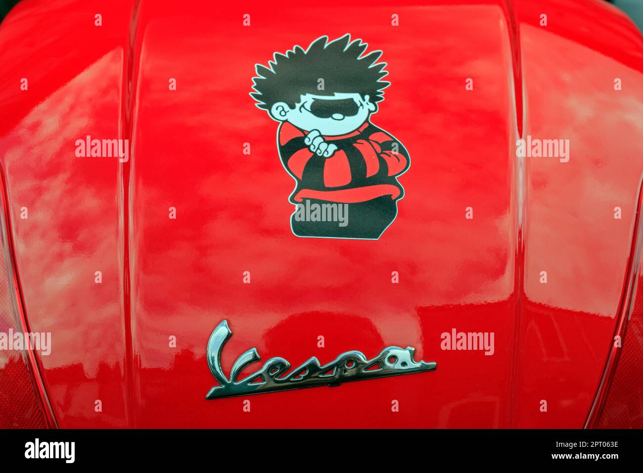 Vespa. Ribble Valley Scooter Rally 2022 Stock Photo - Alamy