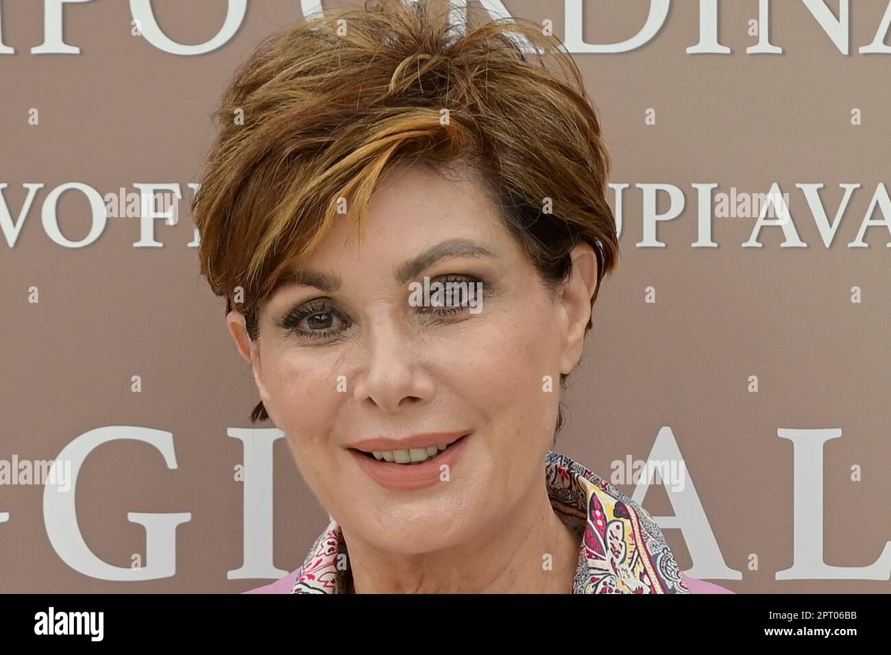 Rome, Italy. 27th Apr, 2023. Edwige Fenech attends at the photocall of ...