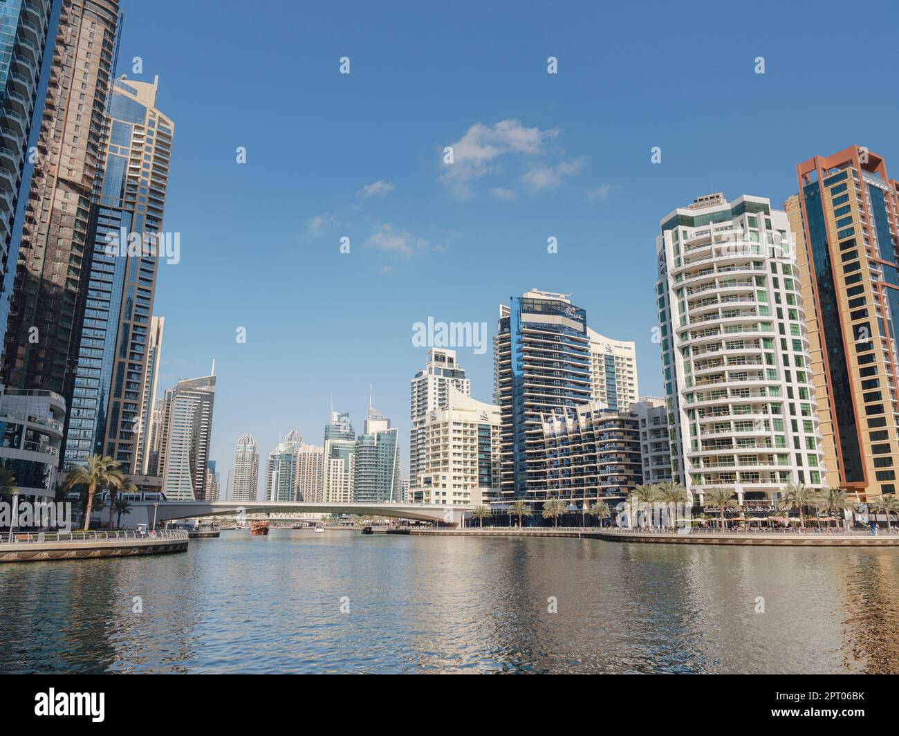Dubai, United Arab Emirates, March 23, 2023: Dubai Marina View ...