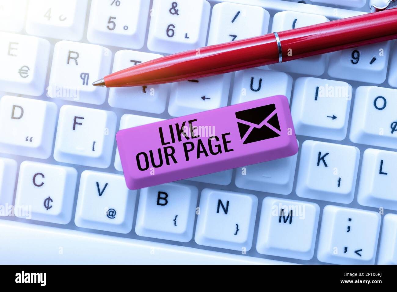 Conceptual caption Like Our Page, Concept meaning Follow us on the ...