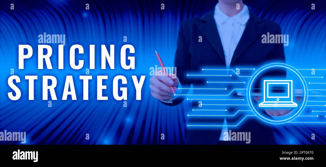 Text caption presenting Pricing Strategyset maximize profitability for ... Text caption presenting Pricing Strategyset maximize profitability for ...