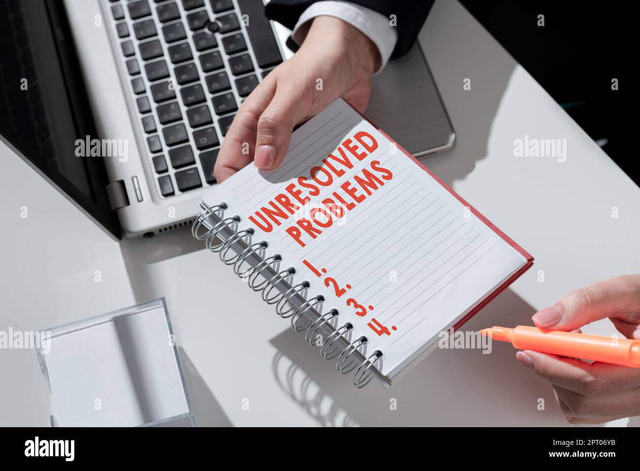 Text showing inspiration Unresolved Problems, Internet Concept those ...