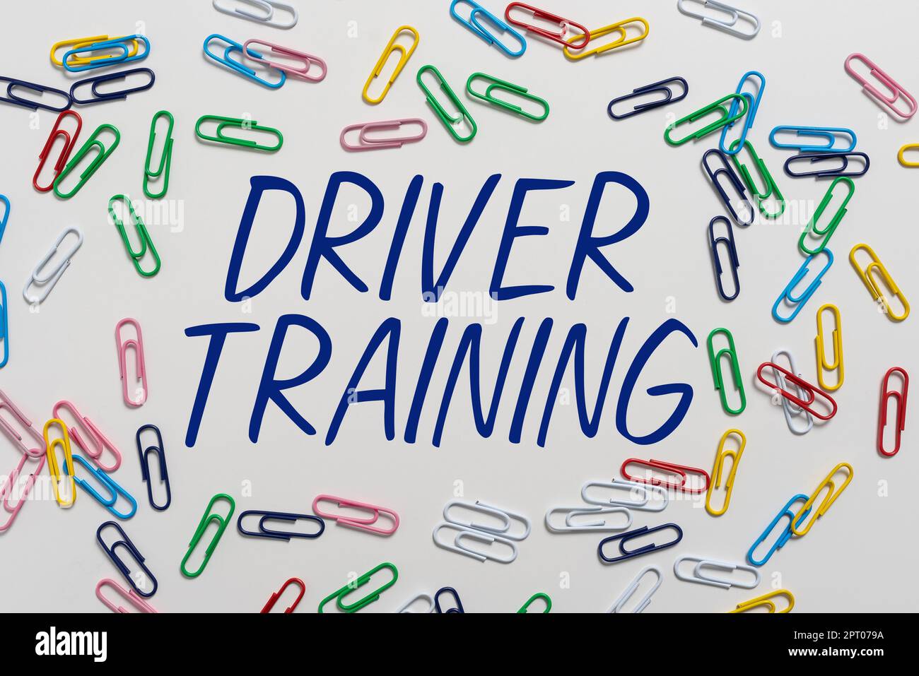 Handwriting text Driver Trainingprepares a new driver to obtain a ...